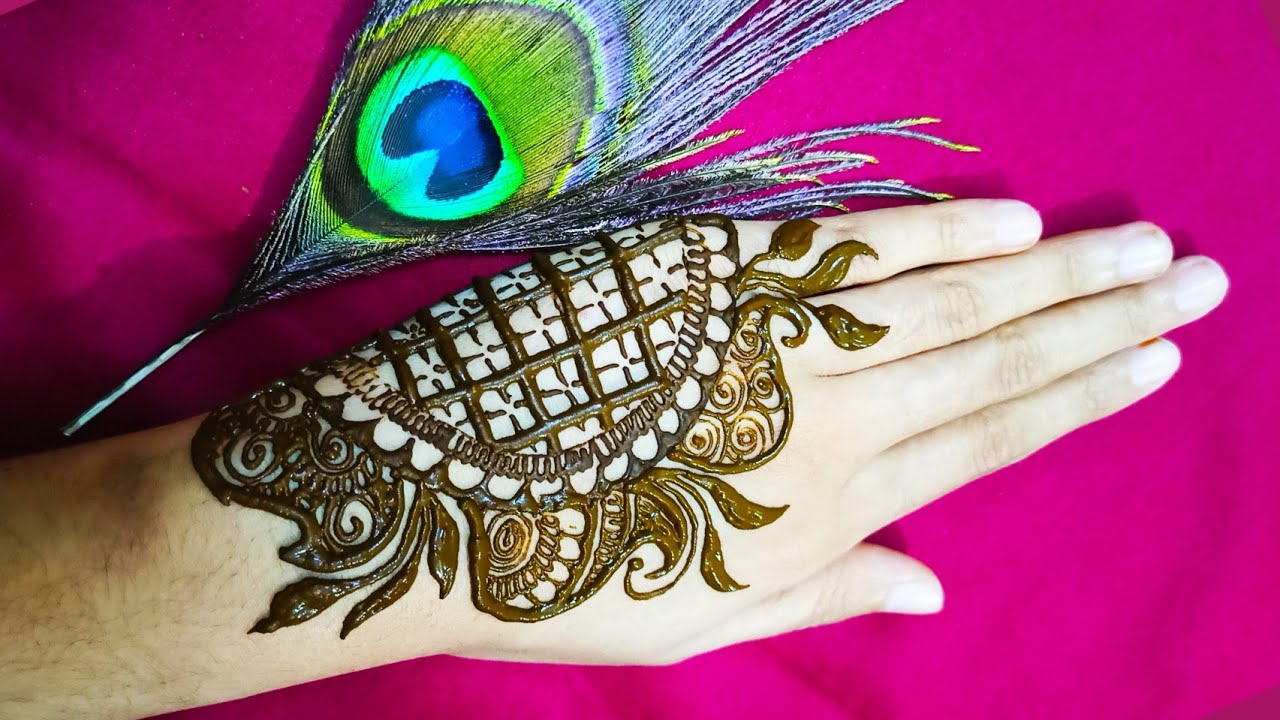 Back Hand Mehndi Designs New Simple 2021|| Easy Mehndi Design For Hands ...