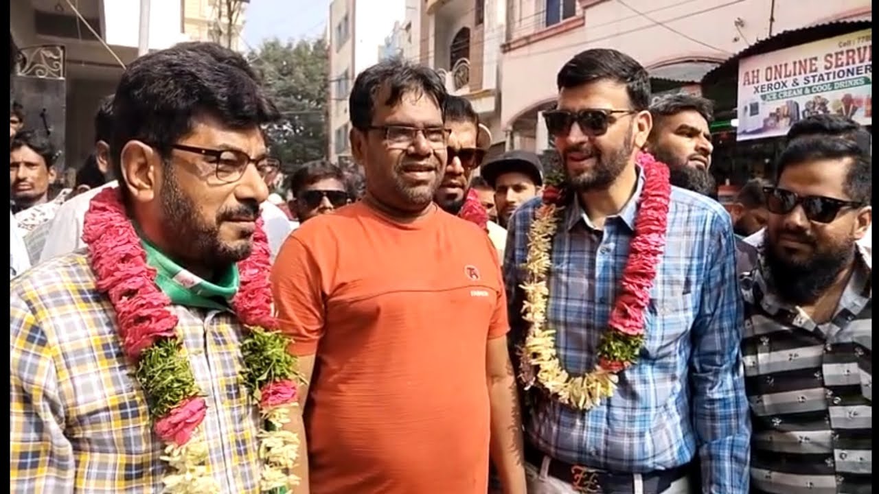 MIM yakuthpura Candidate Jaffer Hussain Mehraj hold Election Campaign ...