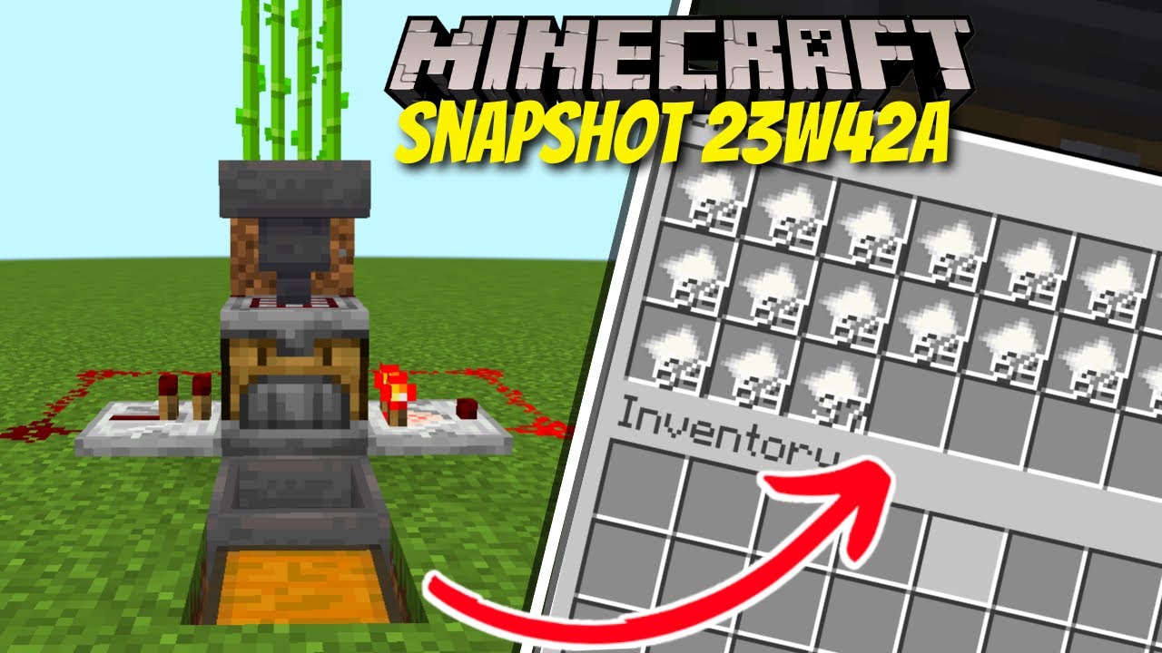 The Auto Crafter Will Change Farms Forever! Minecraft Snapshot 23W42A ...