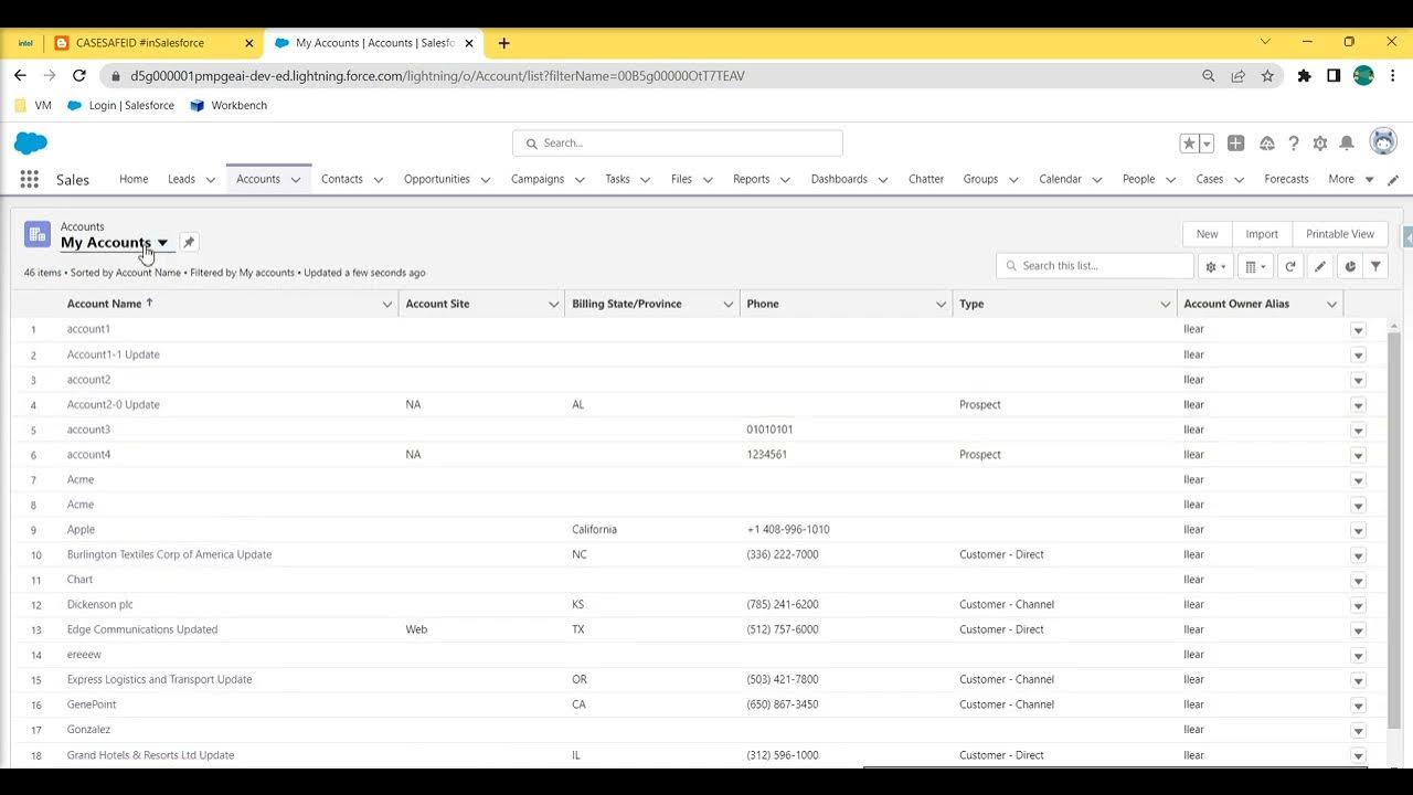 Reset Column Width in List View #inSalesforce - YouTube
