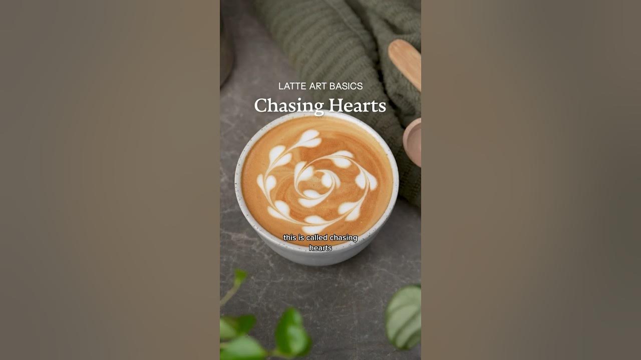 Chasing Hearts Latte | Circular Heart #latteart #barista - YouTube