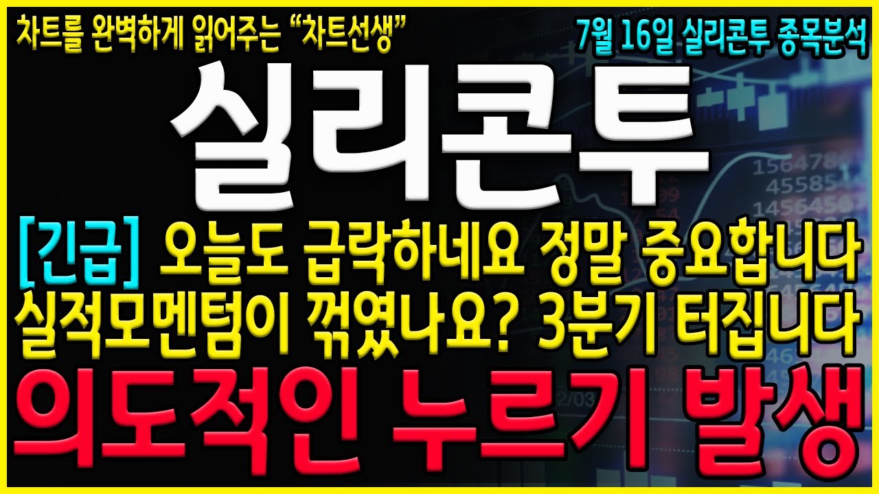 실리콘투 주가 전망 3분기 실적 걱정없습니다 정말 너무하게 빼네요 세력들의 정확한 의도를 파악하셔야 적절한 대응이 가능합니다실리콘투 실리콘투주가 실리콘