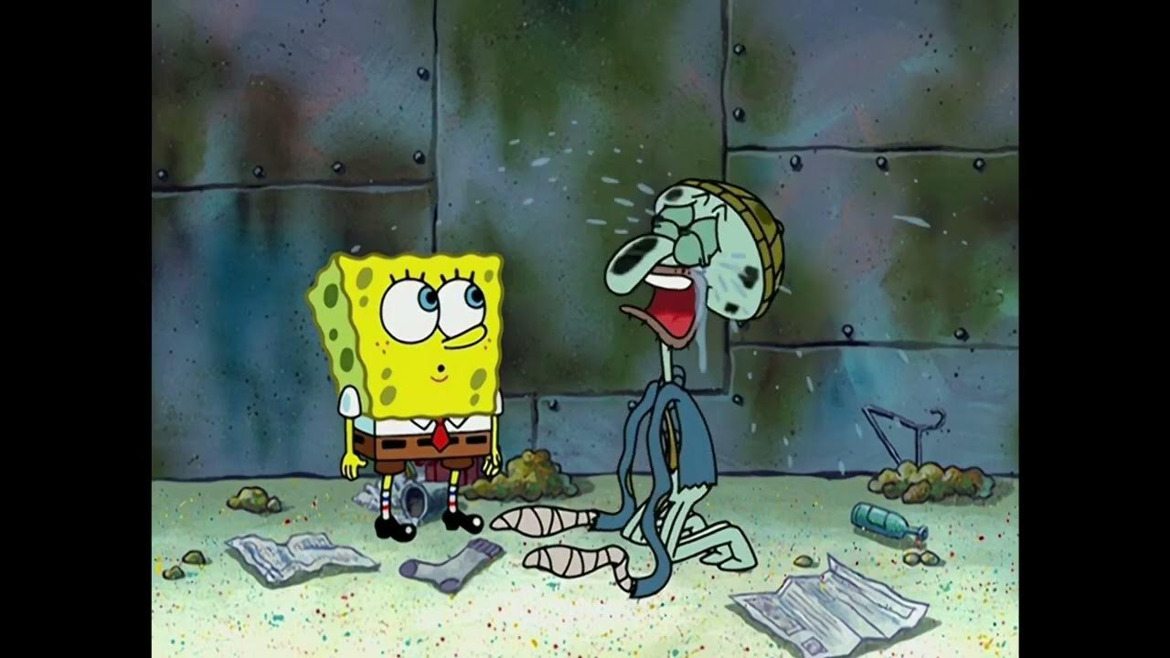 Hobo Squidward Crying for 10 Hours - YouTube