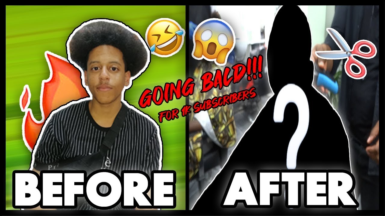 GOING BALD FOR 1K SUBSCRIBERS SPECIAL... - YouTube