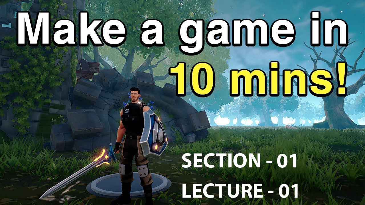 Create a Game in 1 Hour || Section 1, Lecture 1- Why Unity - YouTube