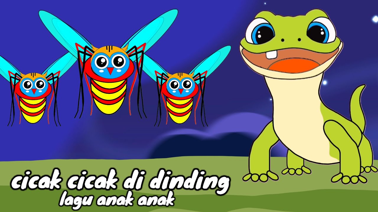 lagu anak anak | cicak cicak di dinding - YouTube