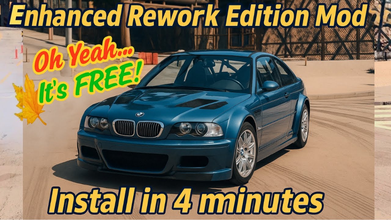 How to Install NFS Most Wanted 2005 Enhanced Rework Mod (FREE) | Boost ...