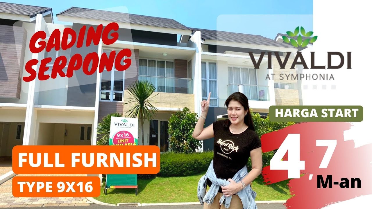 Cluster Vivaldi Summarecon Serpong, Type 9x16 @Symphonia || Fully ...