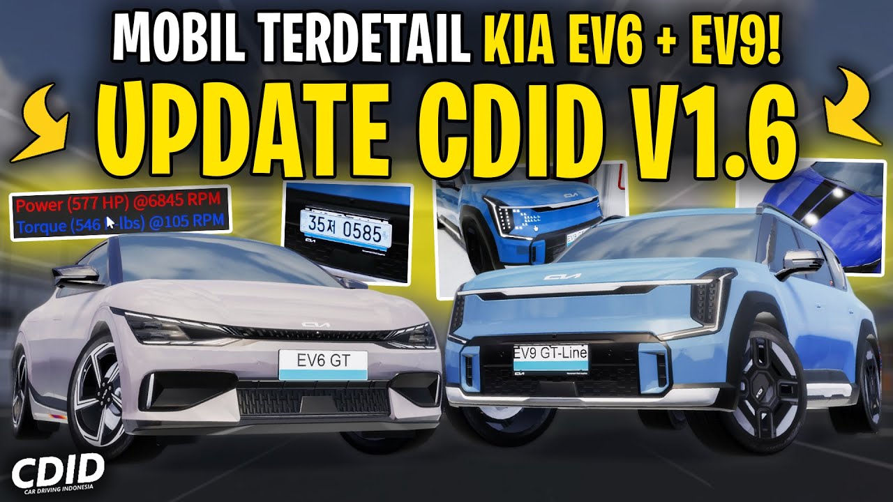REVIEW MOBIL UPDATE BARU PALING REALISTIS DI CDID V1.6 - Car Driving ...