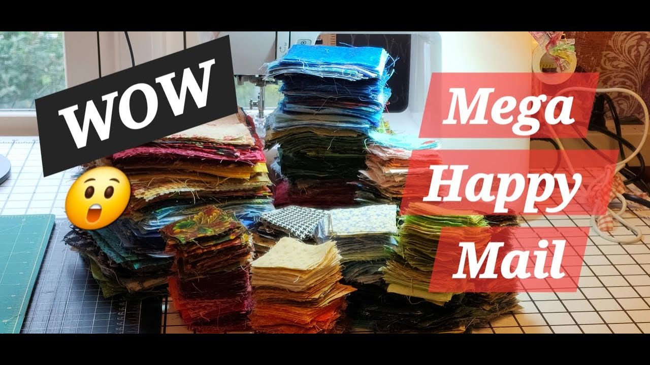 Charm Packs, Scrap Fabrics, Precut Fabric, Happy Mail, #scraps, # ...