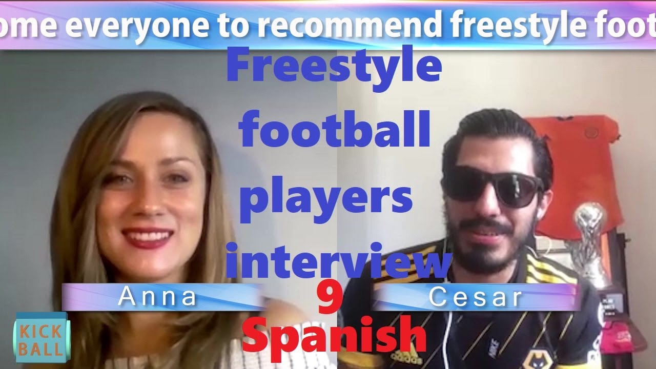 Football freestyler interview 9 Spanish Entrevista a futbolistas ...