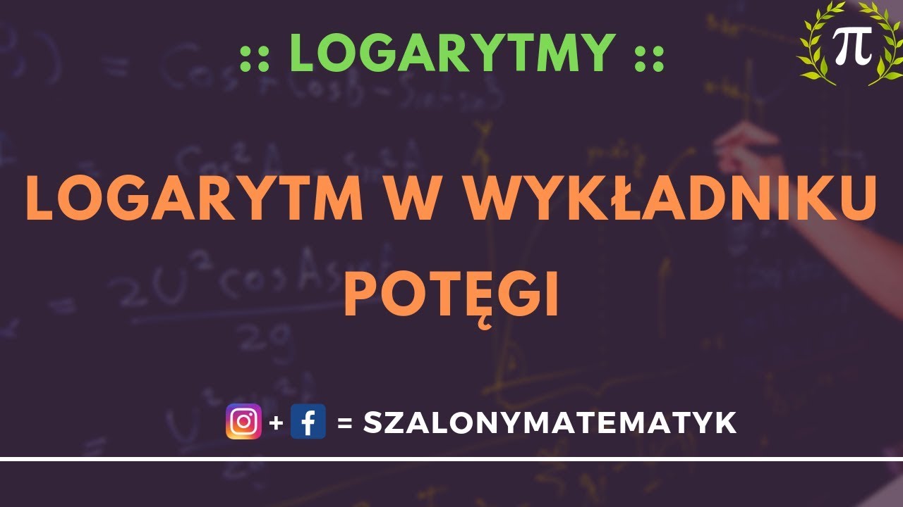 5. Logarytm w wykładniku potęgi - YouTube