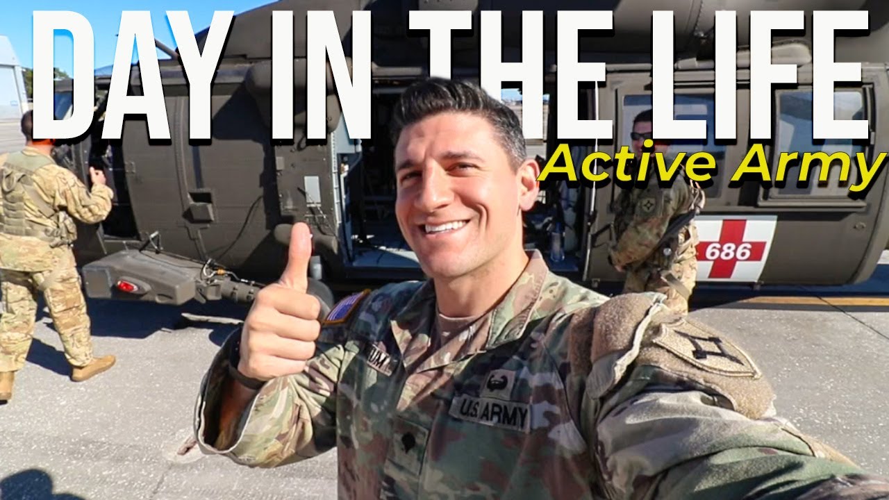 Day In the LiFE Active Duty Army | Best Job in the Army - YouTube