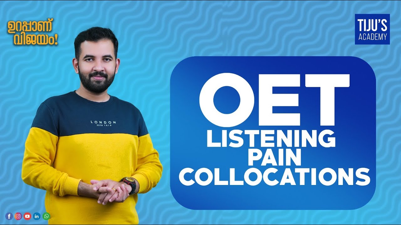 OET Listening - Pain Collocations | Tiju's Academy - YouTube