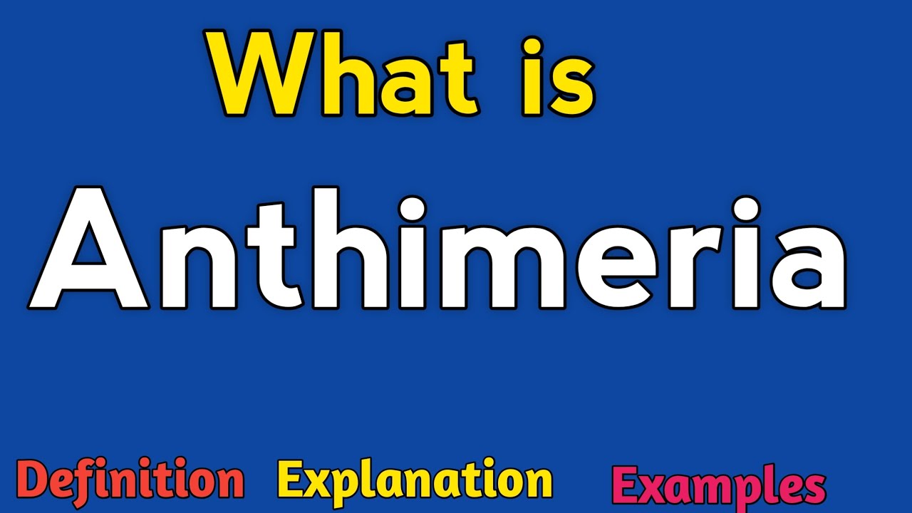 Anthimeria | What is Anthimeria? | Anthimeria in literature | # ...