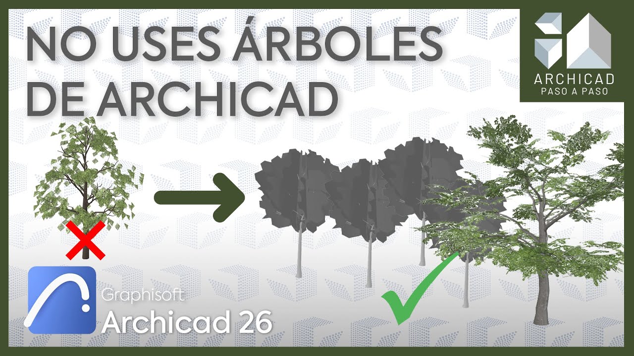 🌳VEGETACIÓN en Archicad que si o si debes conocer! | Archicad 26 | 2024 ...