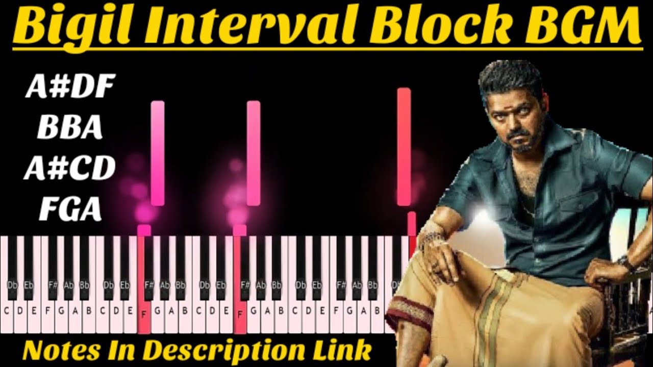 Bigil Interval block BGM | Ar.Rahman | Bigil | Musical Notes 4u - YouTube