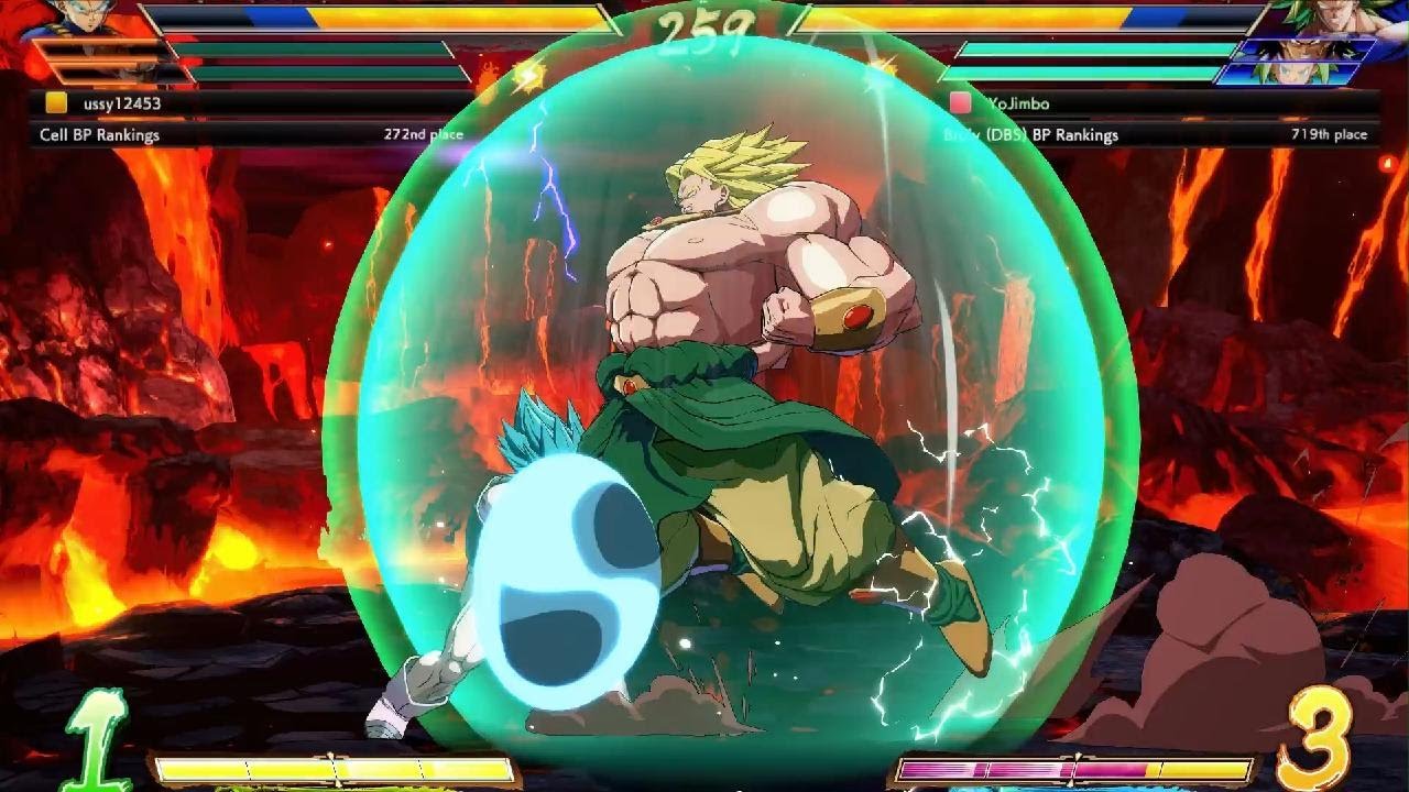 DRAGON BALL FighterZ SSB Vegeta SS Goku Black vs Team Broccoli Kefla ...