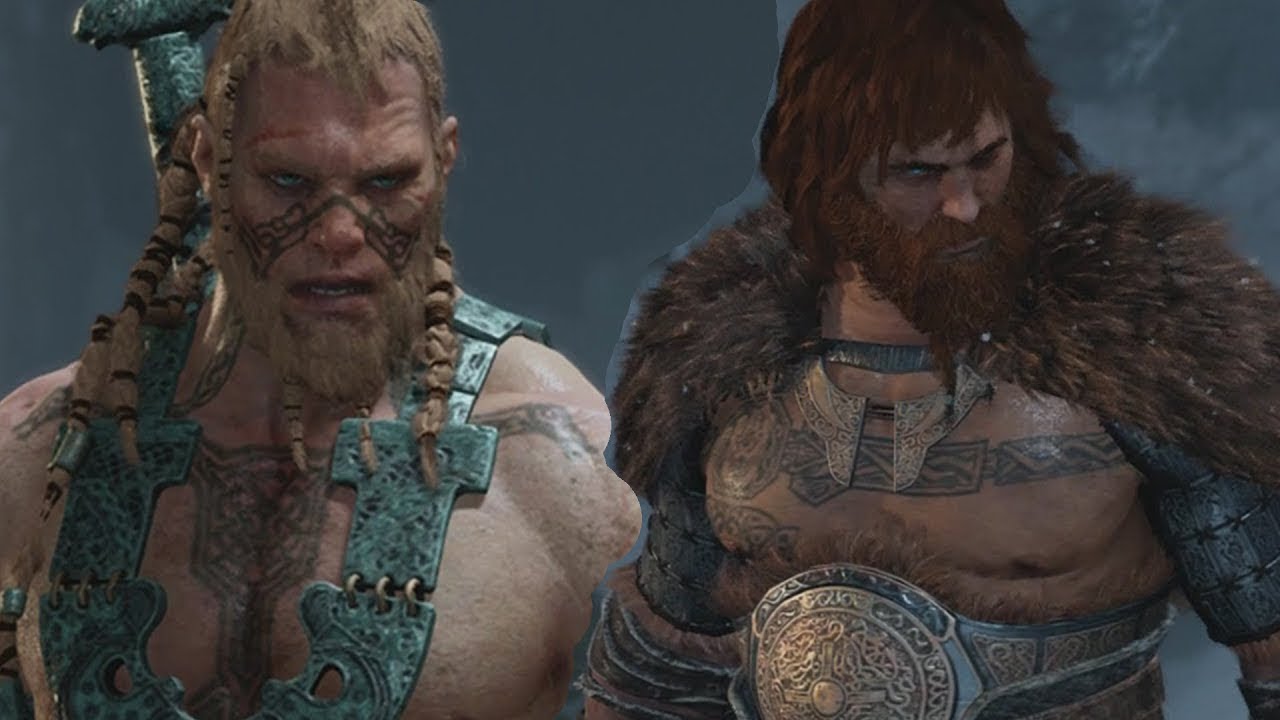 God of war 2018 part 10 sons of Thor Magni and Modi - YouTube