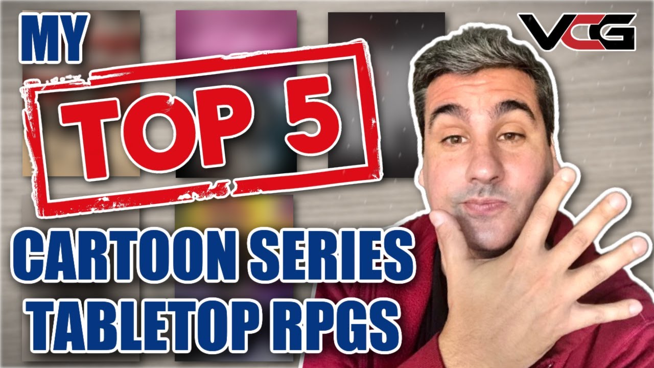 My Top 5 Cartoon/Animated Series Tabletop Roleplaying Games - YouTube