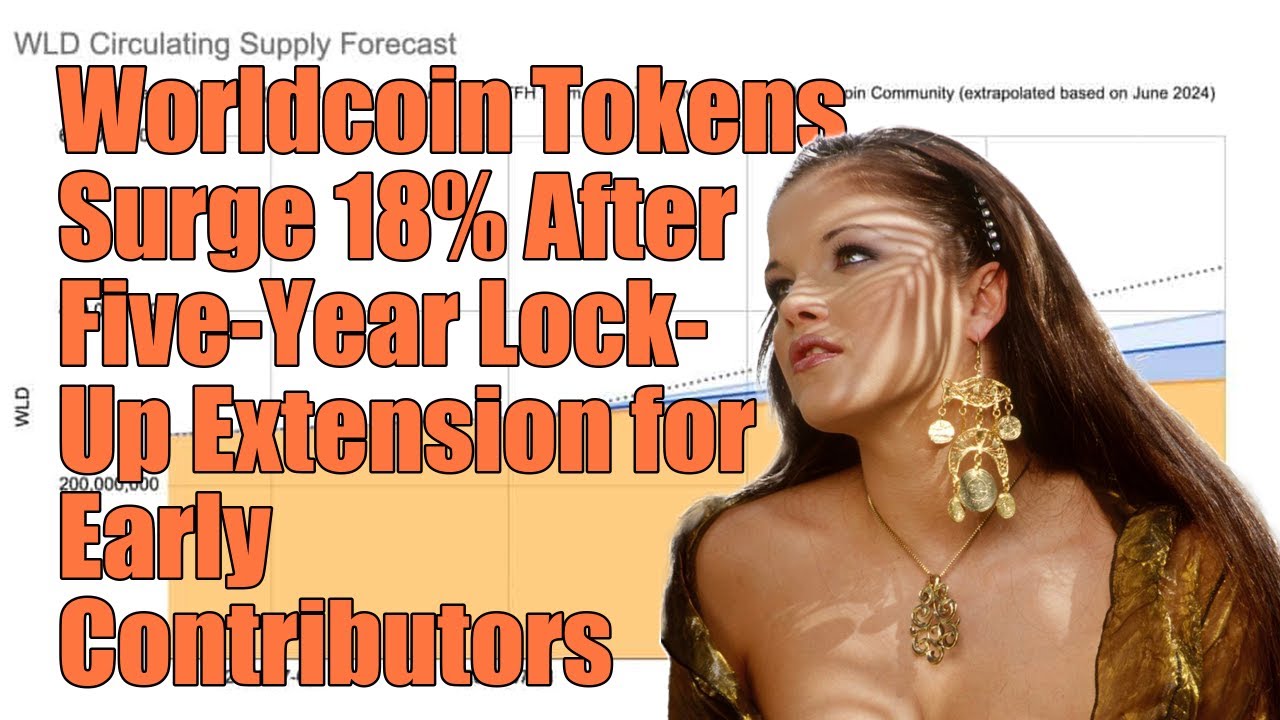 WLD soars 18% as Worldcoin extends token lock-up for early contributors - YouTube