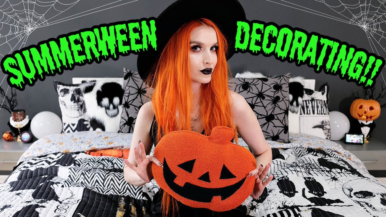 SUMMERWEEN BEDROOM DECORATING VLOG!! - YouTube