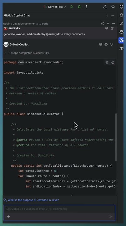 Generate Javadoc with GitHub Copilot #githubcopilot #intellij - YouTube