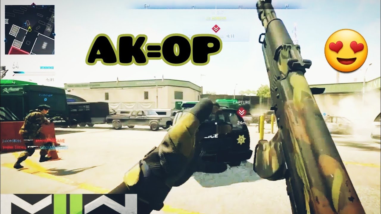 the AK=OP on MW2.. (KASTOV 762) - YouTube