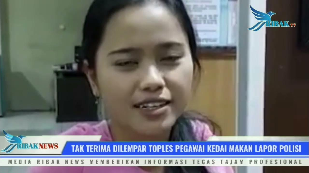 Tak Terima Dilempar Toples Pegawai Kedai Makan Lapor Polisi - YouTube