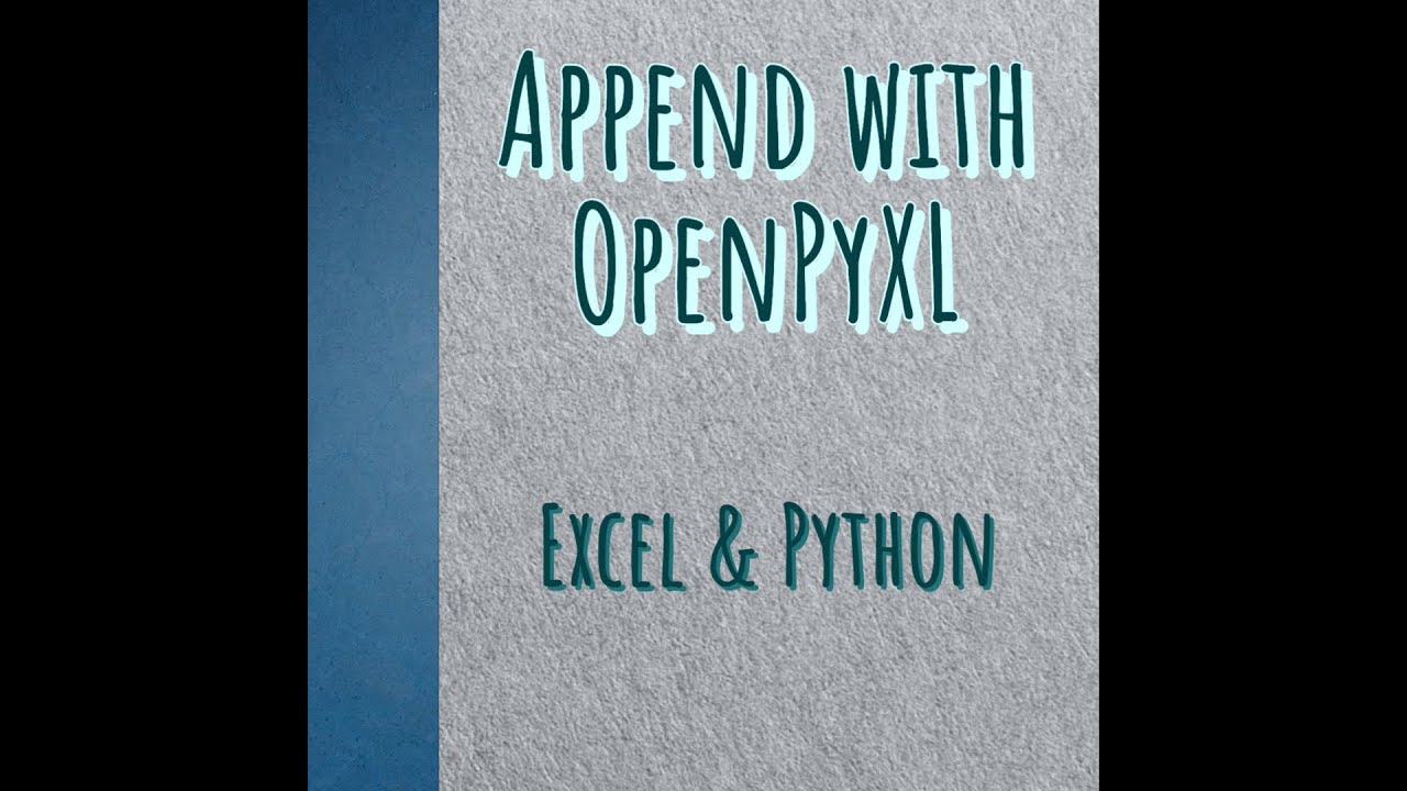 Python Openpyxl Append The 7 Latest Answer Barkmanoil python-openpyxl-append-the-7-latest-answer-barkmanoil