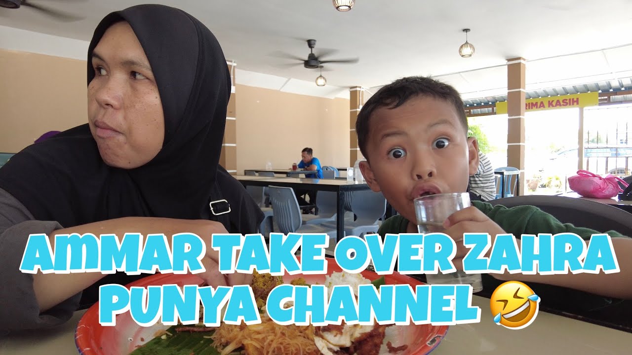 AMMAR TAKE OVER ZAHRA PUNYA CHANNEL 😍😏 | RANDOM VLOG TO SUNGAI BESAR 🚗🛣️📷 - YouTube