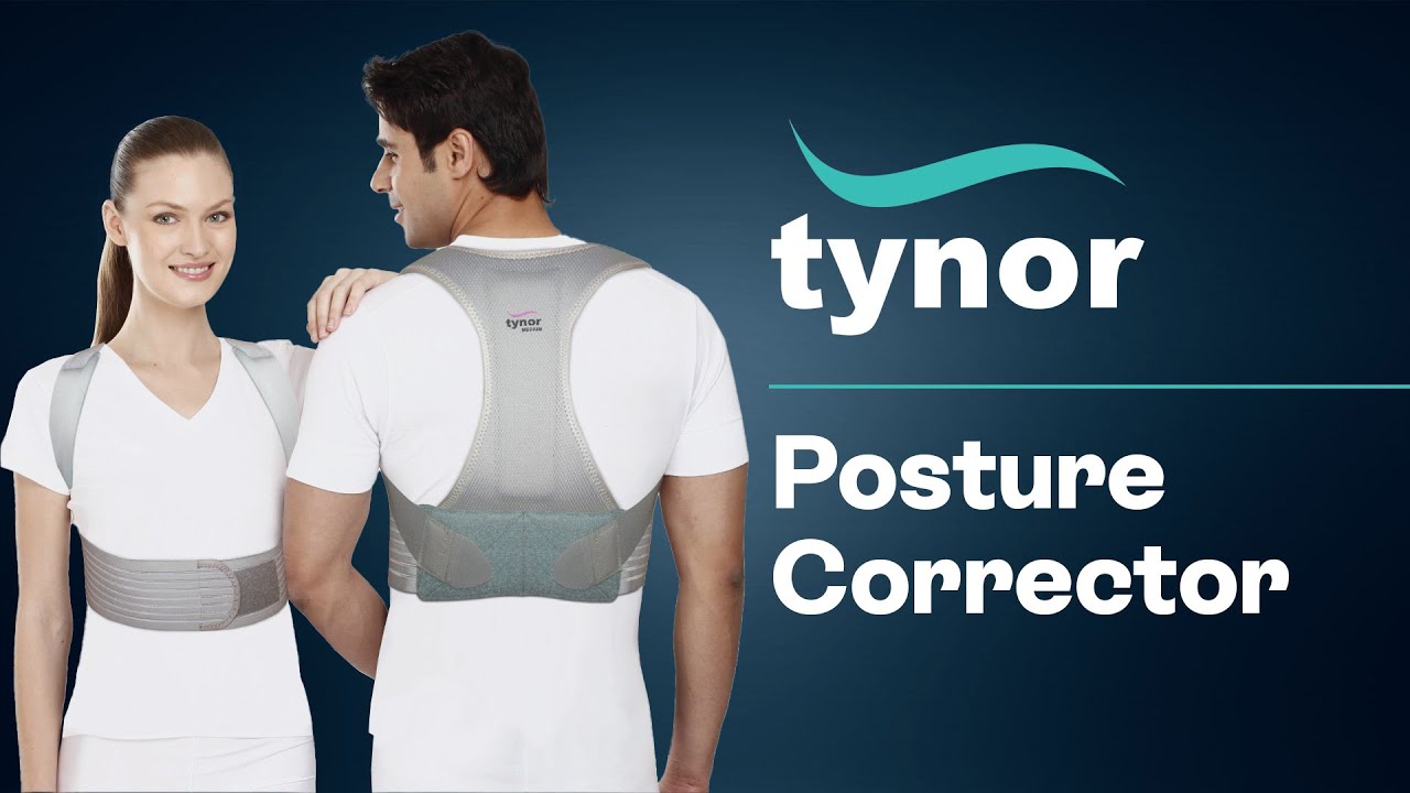 Tynor Posture Corrector - Correct your posture anywhere anytime - YouTube