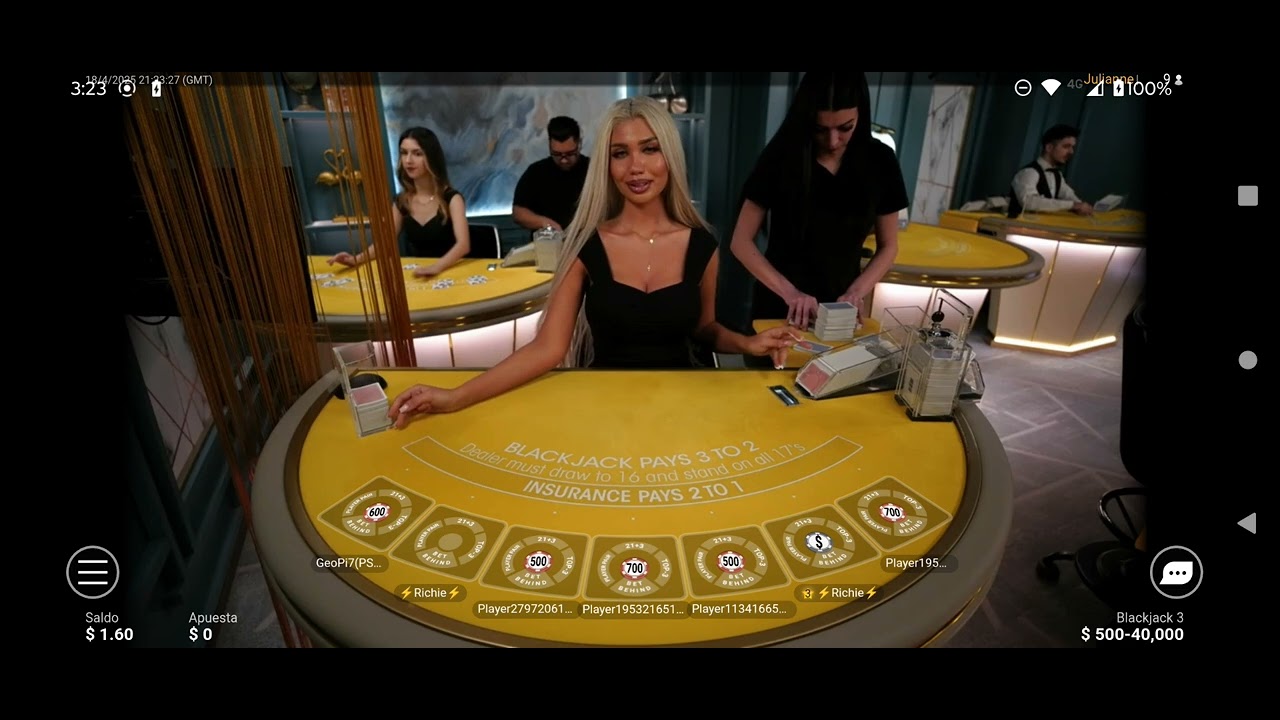 Julianne dealing Blackjack - YouTube