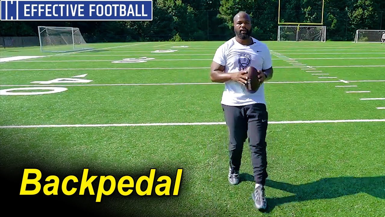 Backpedal Football Technique by Quincy Avery - YouTube