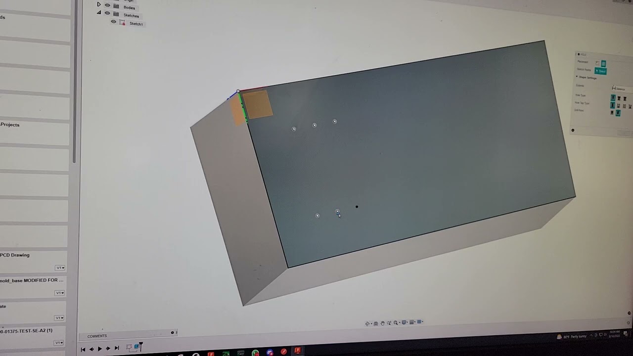 Fusion 360 Selecting Multiple Holes YouTube Fusion 360 Selecting Multiple Holes YouTube