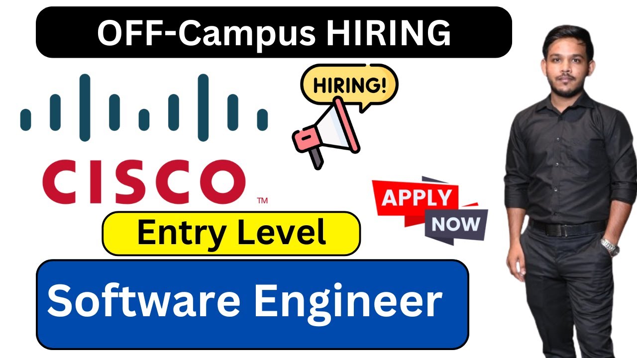 Cisco is HIRING Off Campus for Software Engineer - YouTube