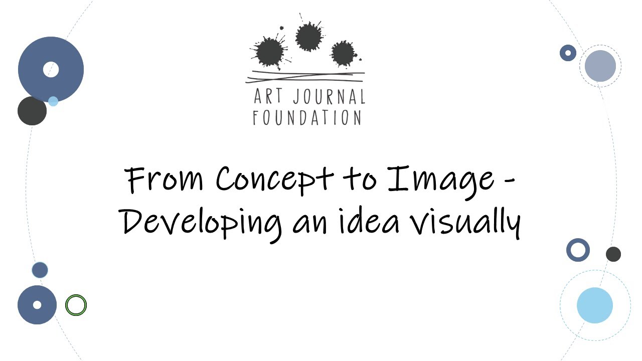 Webinar- From Concept to Image - Developing an idea visually - YouTube