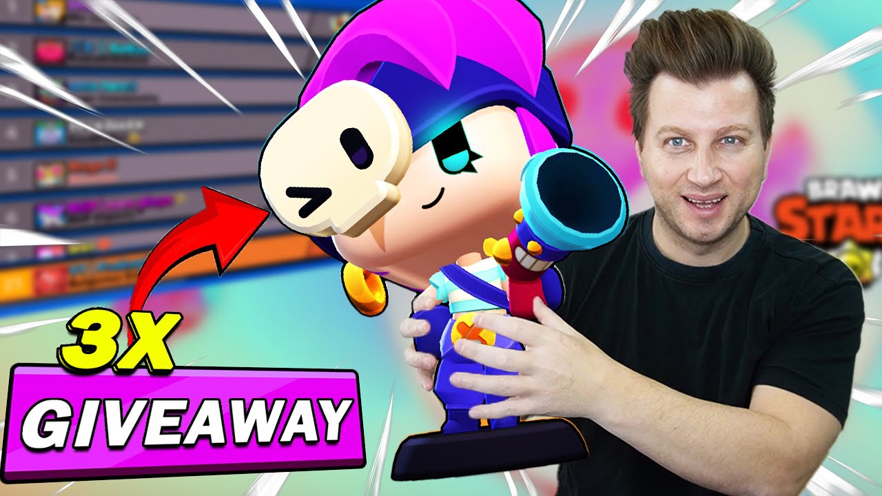 GIVEAWAY 3 СКИНА НА POP PENNY В BRAWL STARS - YouTube