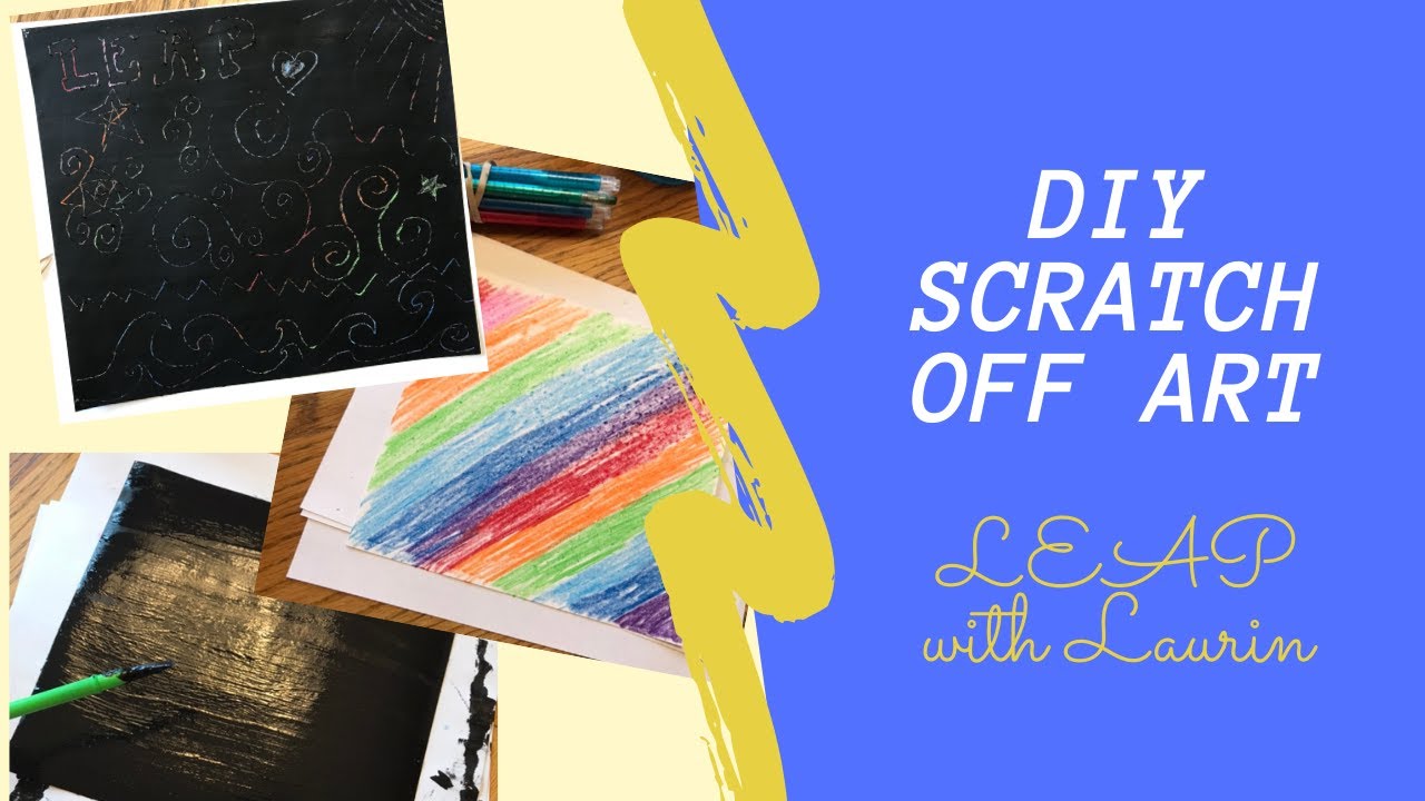 DIY Scratch Off Art - YouTube