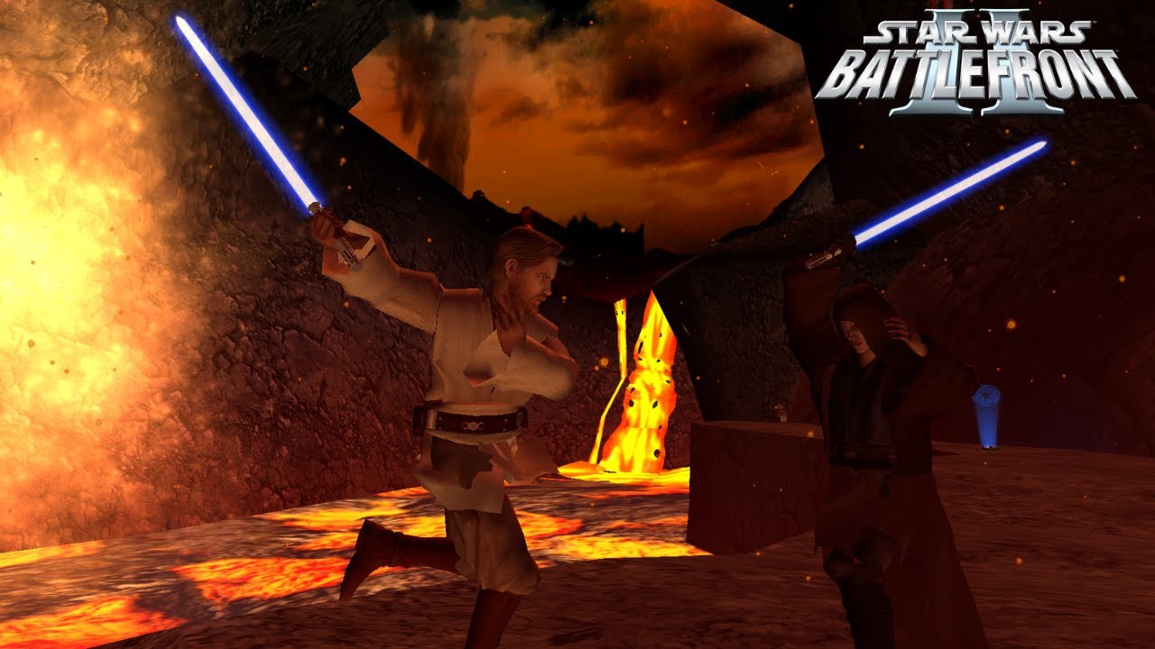 Star Wars Battlefront 2 (2005)- Mustafar Blazing Gorge Map Mod ...