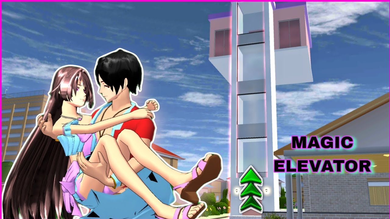 PROPS ID : Rina's Secret Love Room with Magic Elevator in Sakura School Simulator - YouTube