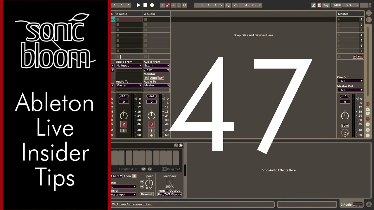 Ableton Live Insider Tips: Easy Looper FX Overdubs - YouTube