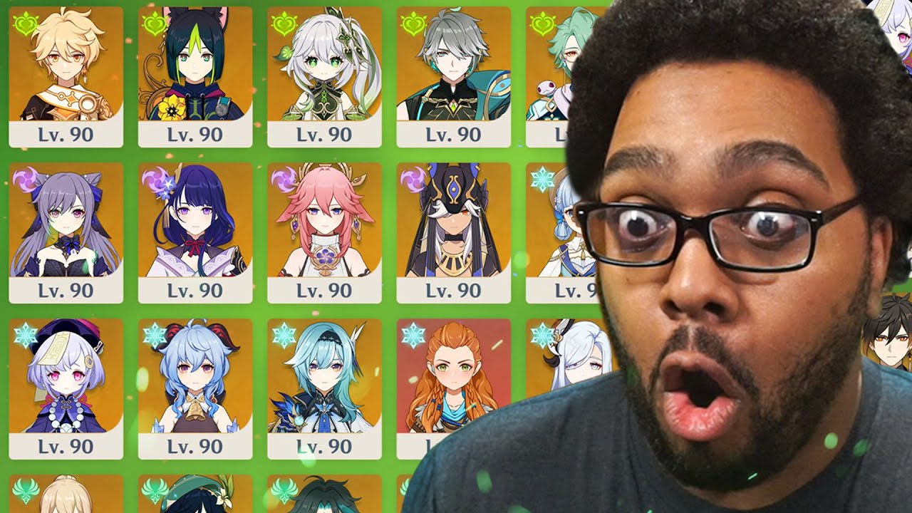 I Got Every Character to Level 90 in Genshin Impact! (Ep.109) - YouTube