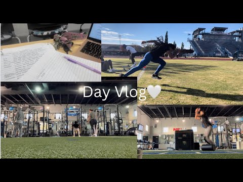 Day In The Life Of A D1 Athlete | Track And Field | First Day Back At ...