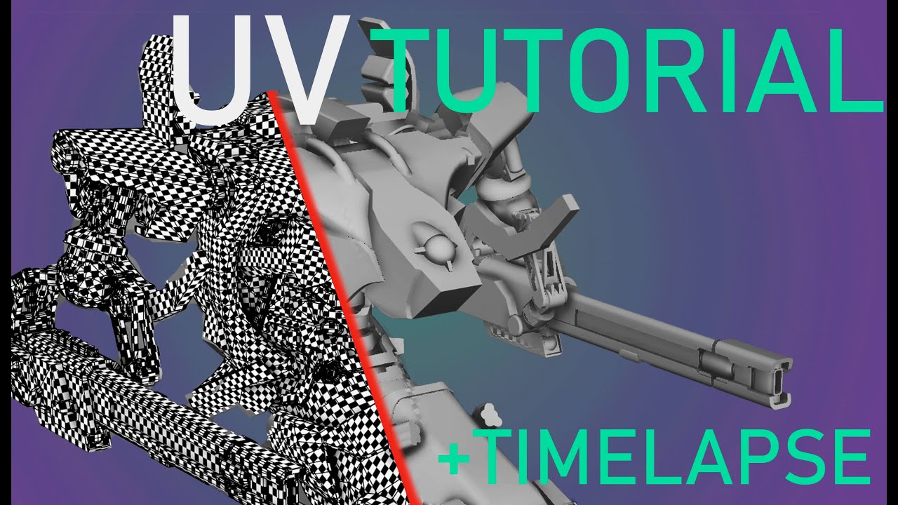 Maya UV Tutorial + Timelapse - YouTube