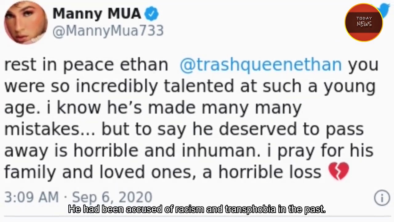 Ethan Is Supreme: Beauty influencer Ethan Peters dies aged 17- News ...