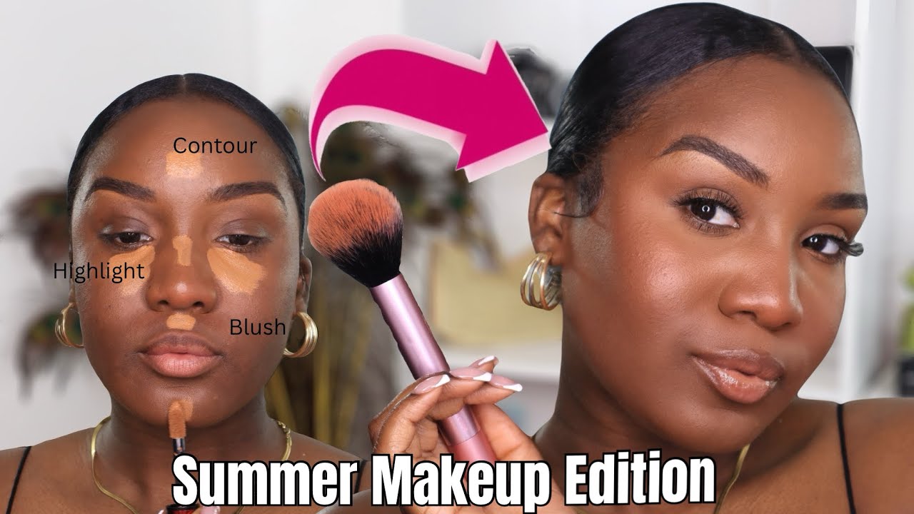 Detailed Makeup Tutorial For Beginners Summer Makeup Edition - YouTube
