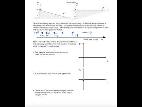 Ball Rolling Down a Ramp - YouTube