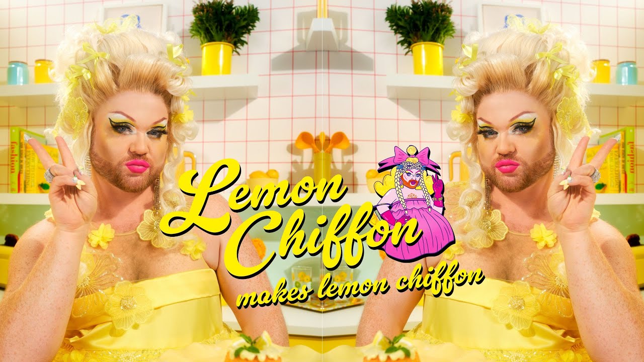 Lemon Chiffon makes a lemon chiffon - YouTube