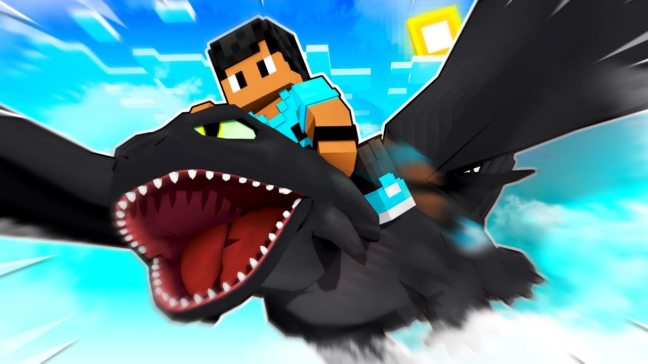 CRIEI O DRAGÃO MAIS RÁPIDO NO MINECRAFT - YouTube